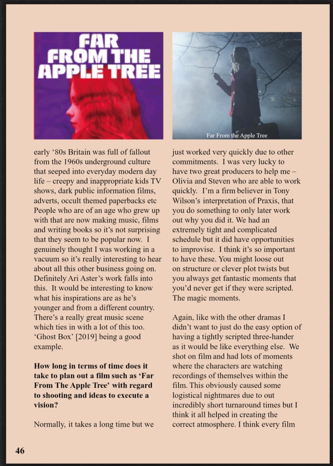 Interview – Eighth Day Magazine – Grant McPhee Director